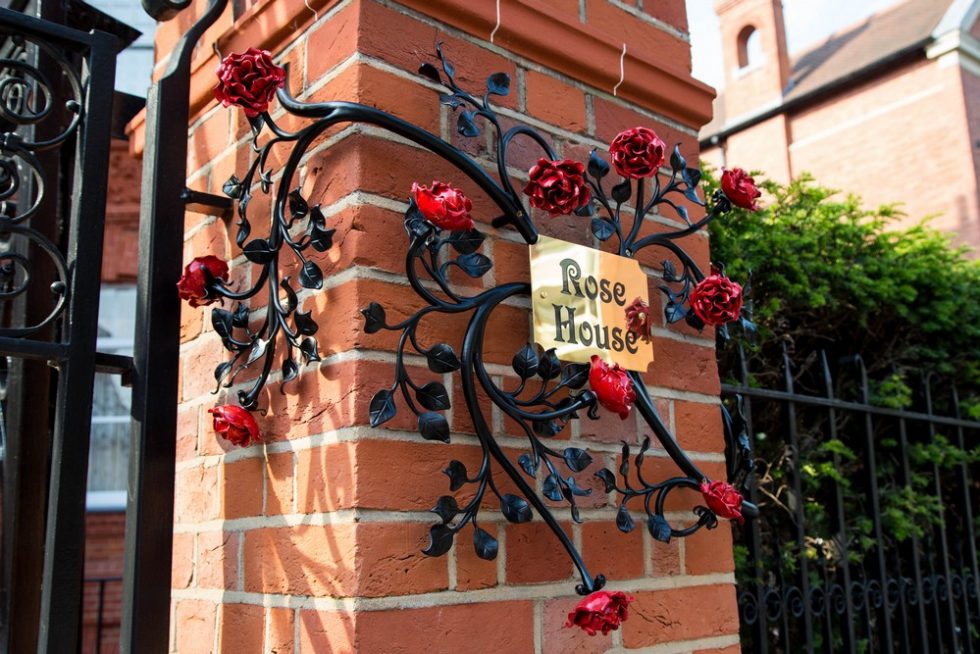 Rose House Sign | ASH Ironworks